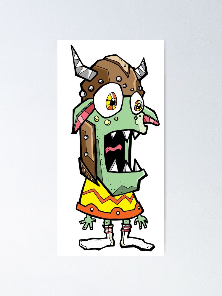 "Ogre Kid Original Cartoon Art" Poster for Sale by Springfed | Redbubble