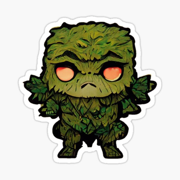 "Spooky Swamp Monster" Sticker for Sale by Mini-Creations | Redbubble