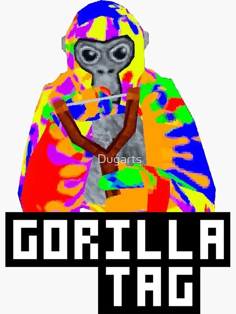 "gorilla tag pfp maker Gorilla Tag paint" Sticker for Sale by Dugarts ...