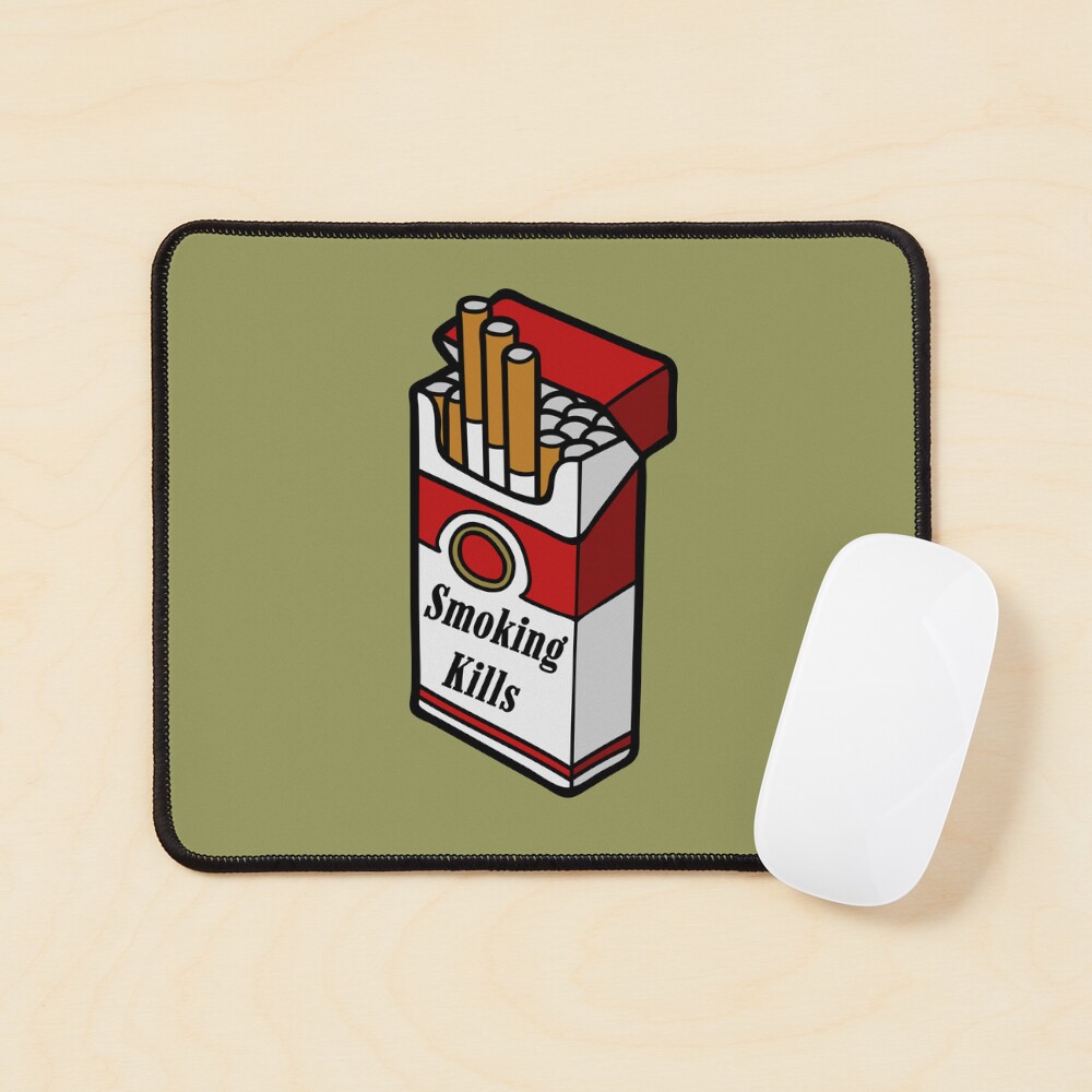 "Smoking Kills" Sticker for Sale by TikaK | Redbubble