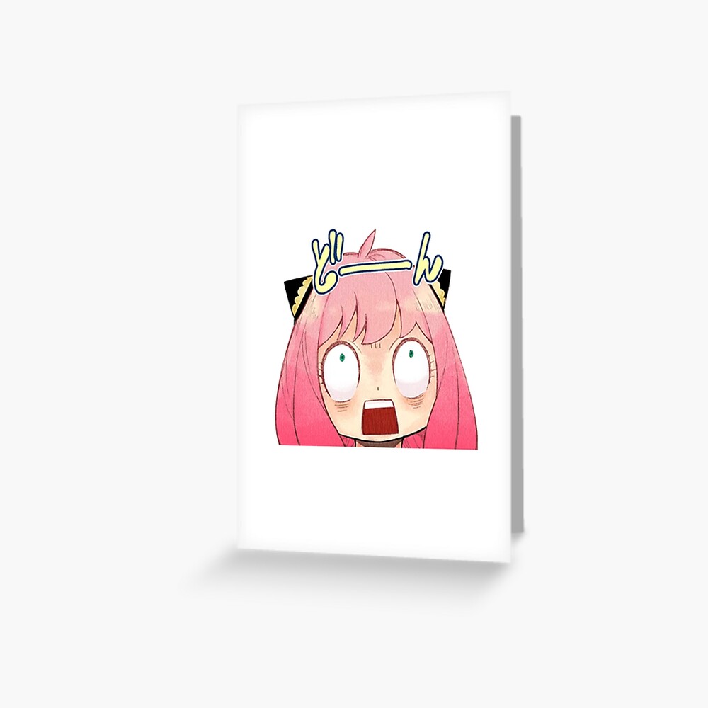 "Spy X Family Stickers Funny Cute Anya Forger Shocked and Surprised ...