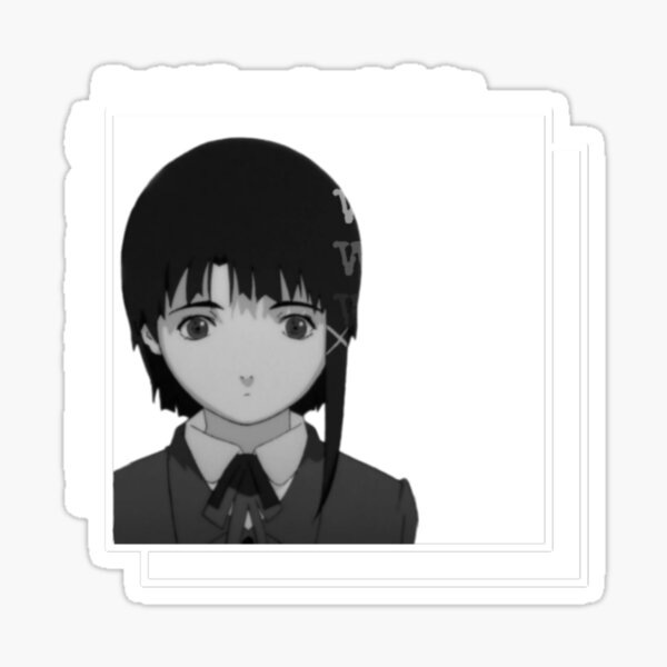 "Serial Experiments Lain Stamp" Sticker for Sale by yyxyvess | Redbubble