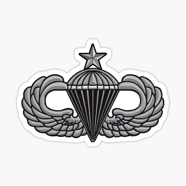 "Army Senior Parachutist Jump Wings" Sticker for Sale by Kalistela ...