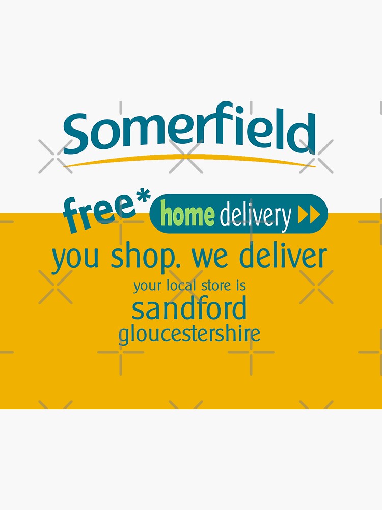 "Somerfield, sandford, for the greater good," Sticker for Sale by ...