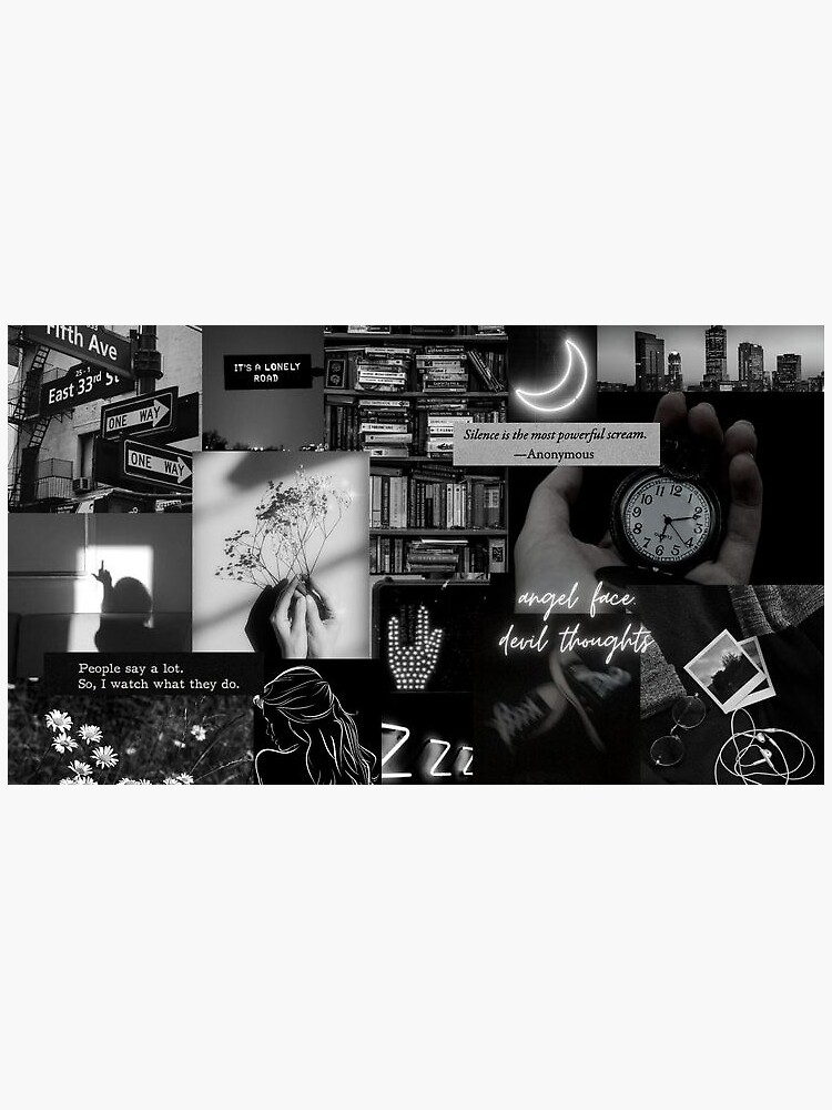 "Black Aesthetic " Sticker for Sale by MateiAlex | Redbubble