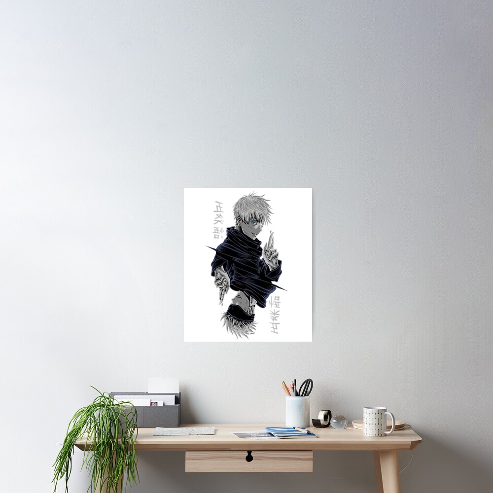 "Gojo Satoru flower field scene (only gojo)" Poster for Sale by ...