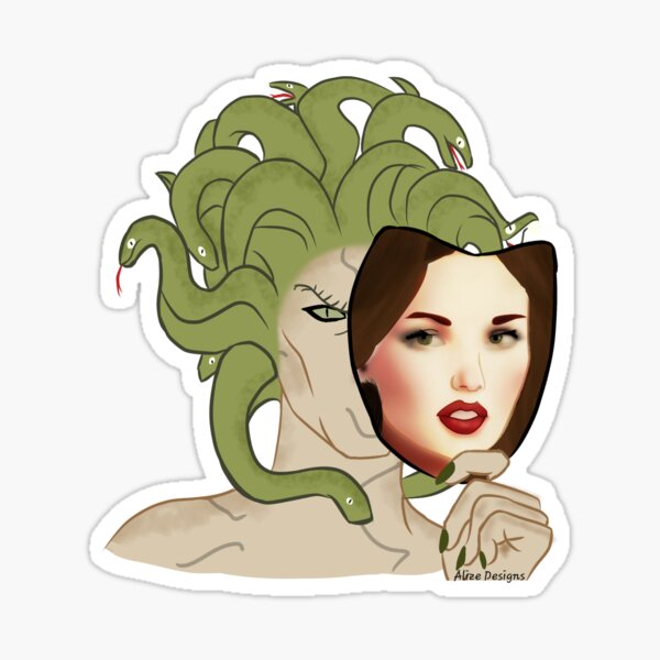 "Medusa " Sticker for Sale by AlizeDesigns | Redbubble