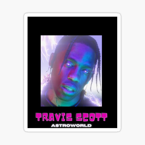 "Travis Scott ASTROWORLD Psycho Style" Sticker for Sale by RichWorkers ...