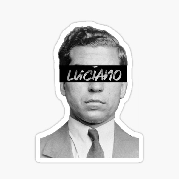 "Lucky Luciano - Mafia OG" Sticker for Sale by MGStore76 | Redbubble