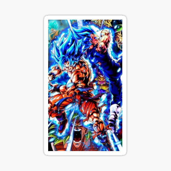"dbs broly" Sticker for Sale by Miguel-Saraza | Redbubble