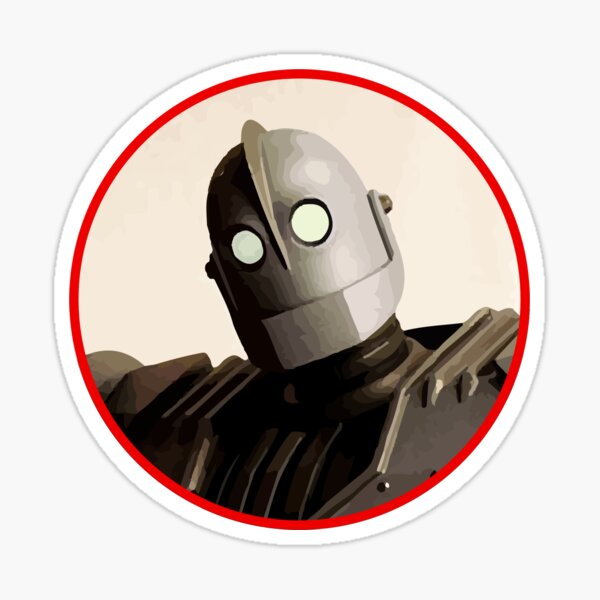 "Iron Giant" Sticker for Sale by Iron Giant Official ® | Redbubble