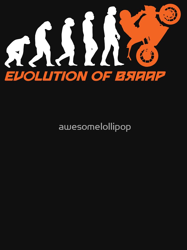 "Evolution of BRAAP" T-shirt for Sale by awesomelollipop | Redbubble ...