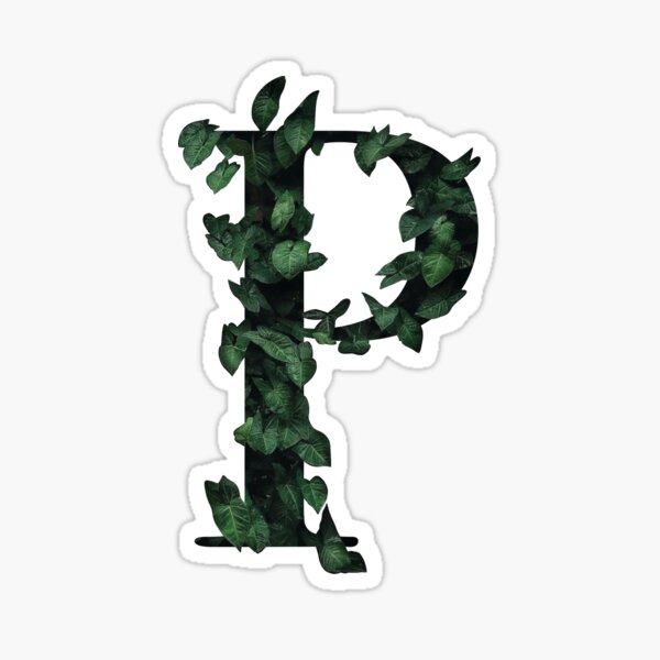 "Letter P" Sticker for Sale by Kalliannaa | Redbubble