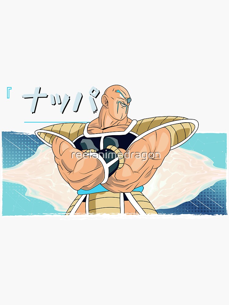 "Nappa SSJ Blue Skyness | Dragon Ball" Sticker for Sale by ...