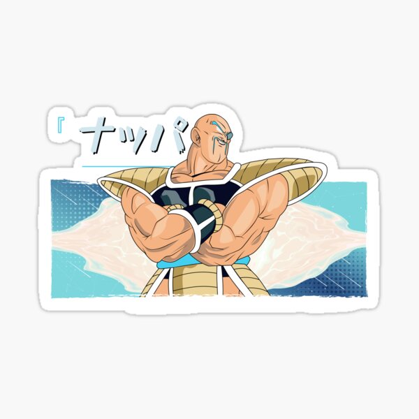 "Nappa SSJ Blue Skyness | Dragon Ball" Sticker for Sale by ...