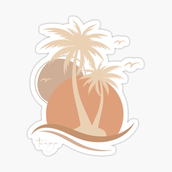 "Tonga" Sticker for Sale by PolyMicroMela | Redbubble