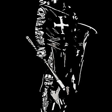 "Crusader Knight" Sticker for Sale by Andrea Mazzocchetti | Redbubble