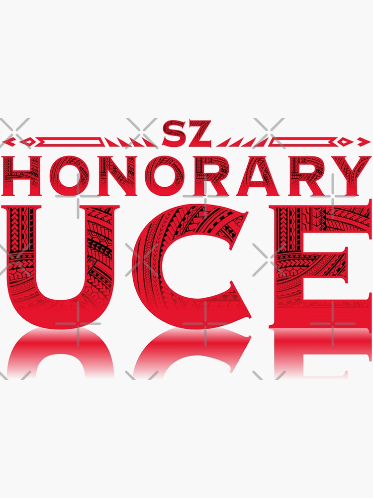 "Honorary Uce" Sticker for Sale by Rabieph | Redbubble