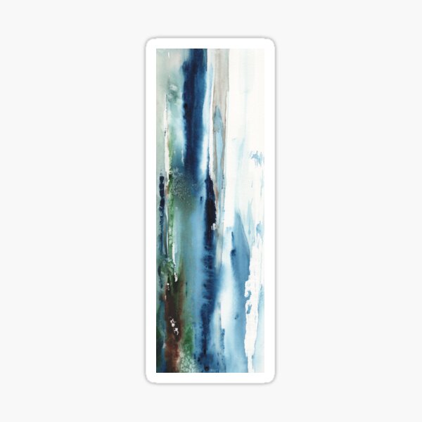 "Blue Abstract Watercolor Painting" Sticker for Sale by ArtistToniGrote ...