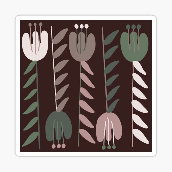 "Tickling tulips" Sticker for Sale by mak-hamlet | Redbubble