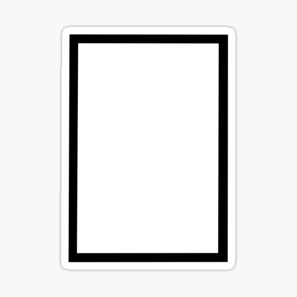 "Rectangle Design" Sticker by SimpleDees | Redbubble