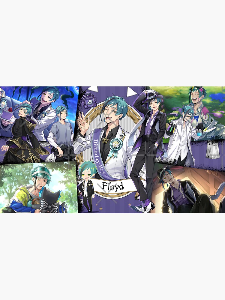 "Floyd Leech | Twisted Wonderland " Sticker for Sale by Artwala75 ...