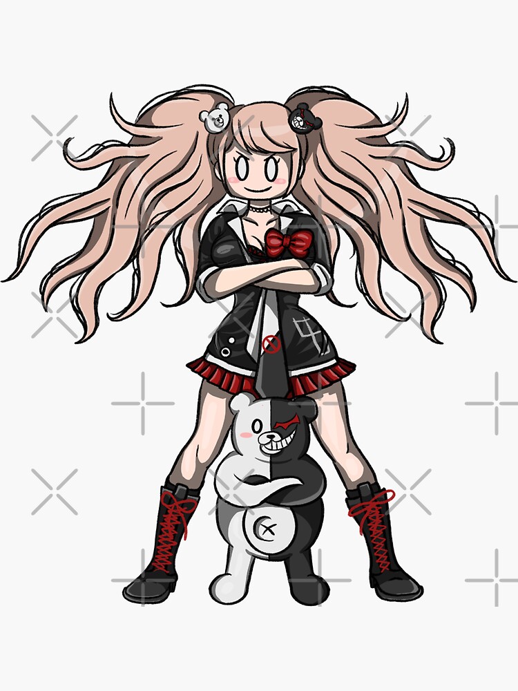 Junko Enoshima Sticker For Sale By Xojessrose Redbubble