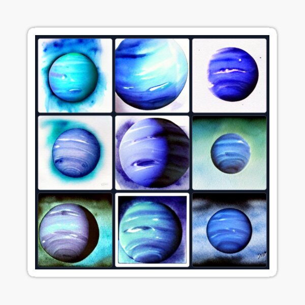 "Neptune Pack" Sticker for Sale by CinderPress | Redbubble