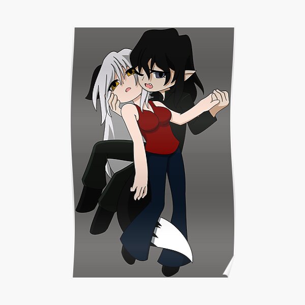 "Kage and Aizawa Halloween" Poster for Sale by AppleAnne | Redbubble