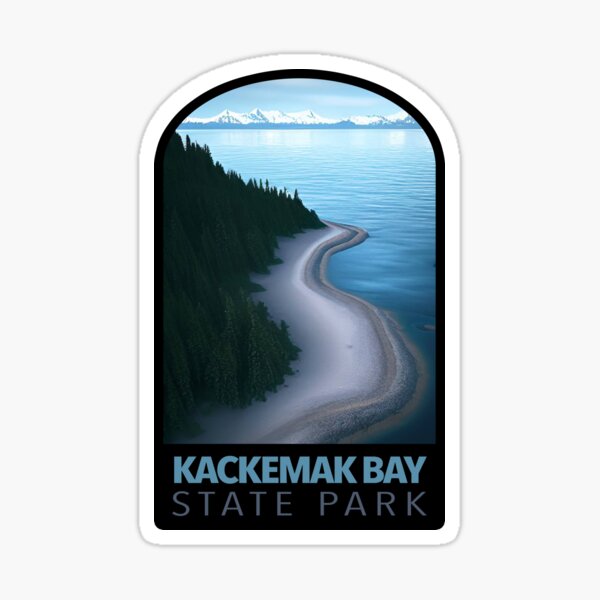 "Kach-a-mak Bay State Park Alaska" Sticker for Sale by CattlettArt ...