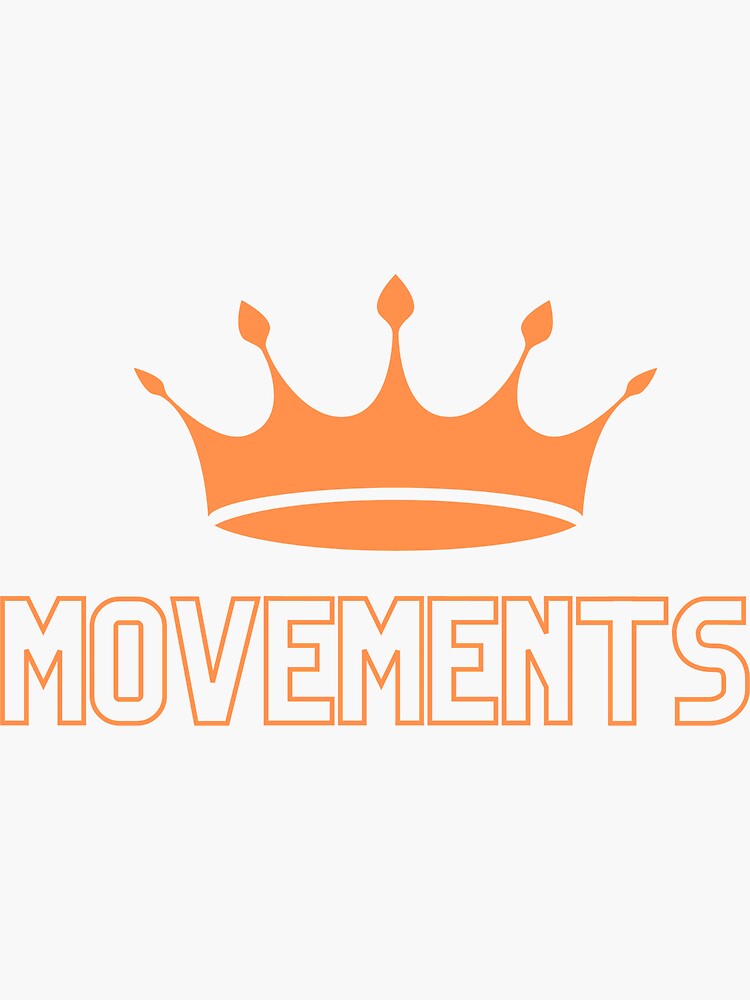 "movements band logo" Sticker for Sale by walmazone | Redbubble