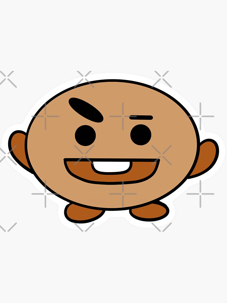 "BTS Shooky" Sticker for Sale by Dragink | Redbubble