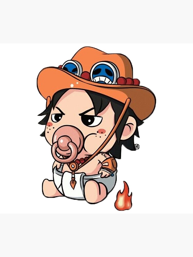 "Cute Baby One Piece Portgas D. Ace ,One Piece Funny Baby Portgas D ...