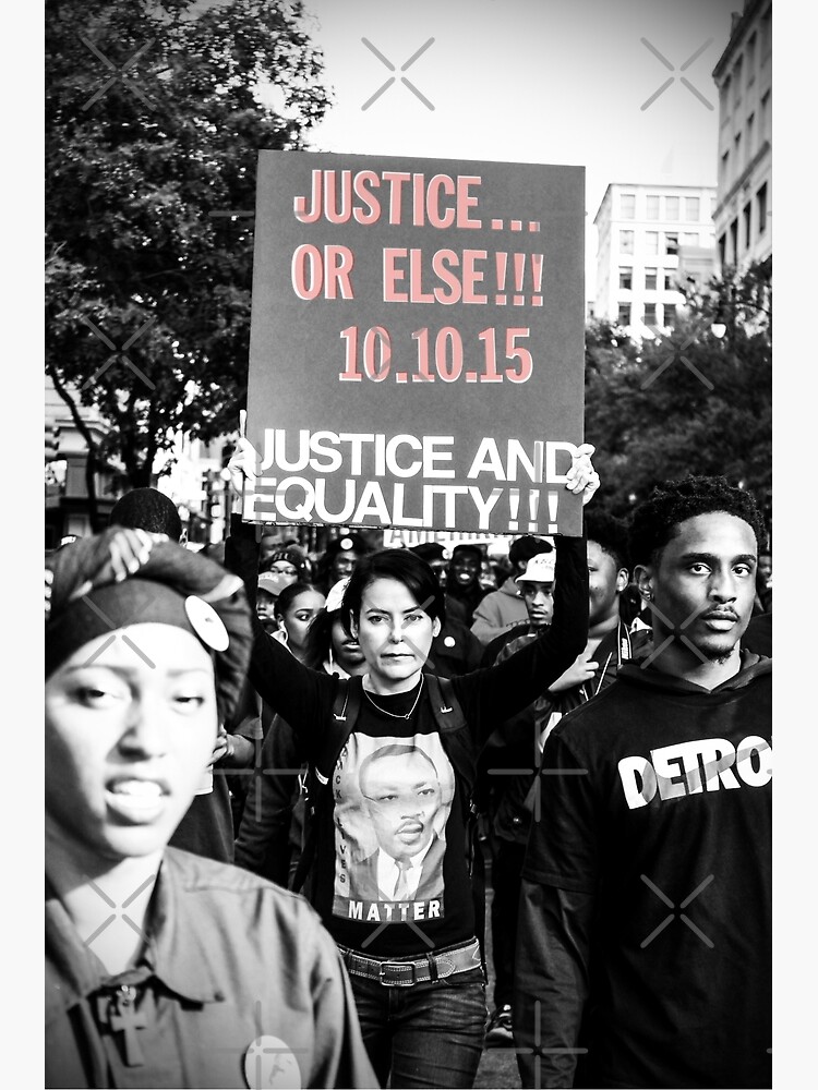 "Justice or Else" Poster by BOPHOdesigns | Redbubble