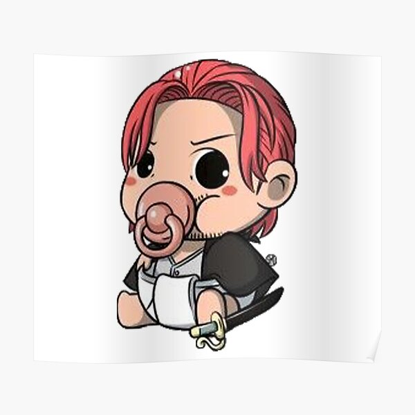 "Cute Baby One Piece Yonko Shanks , One Piece Funny Baby Yonko Shanks ...