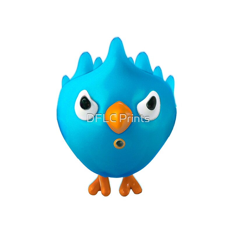 "Angry baby chicken illustration" by DFLC Prints | Redbubble