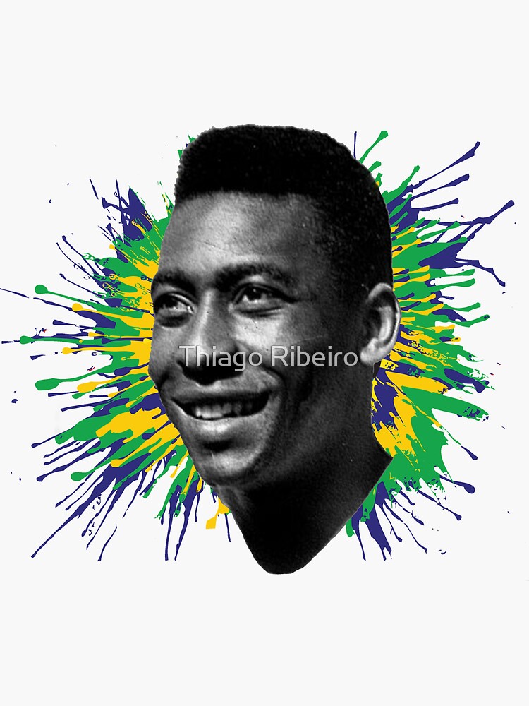"King of Soccer - Pele" Sticker for Sale by osbfutsal | Redbubble