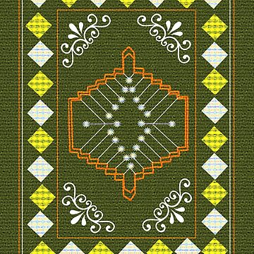 " carpet gnawa green" Sticker by jbr-23 | Redbubble