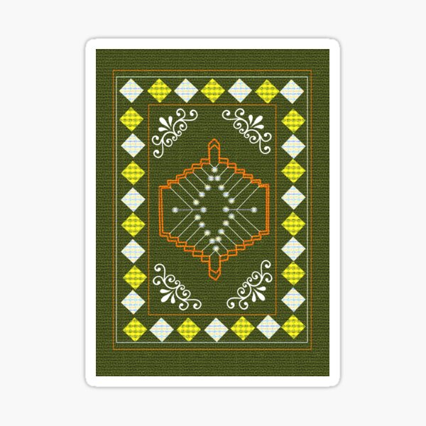 " carpet gnawa green" Sticker by jbr-23 | Redbubble