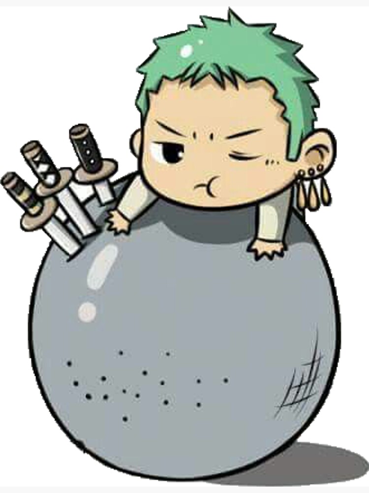 "Cute Baby One Piece Roronoa Zoro , One Piece Funny Baby Roronoa Zoro" Magnet for Sale by PUL ...