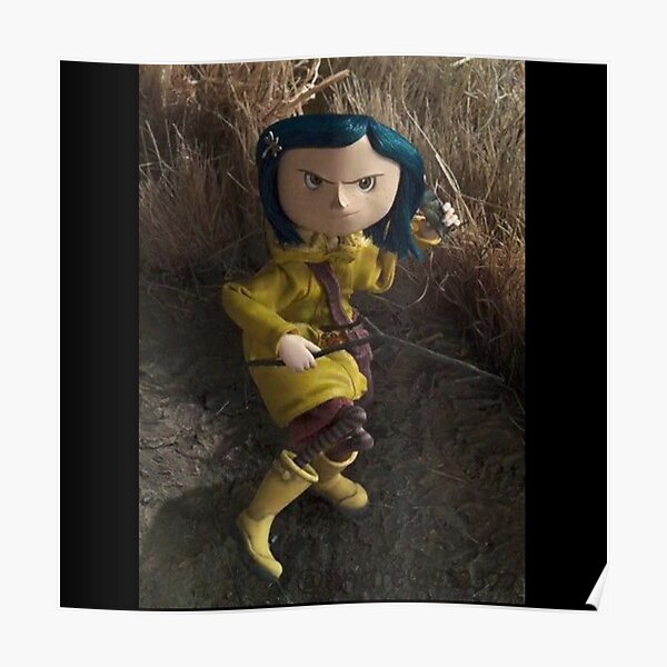 "Coraline fighting" Poster for Sale by freakydutchkid | Redbubble