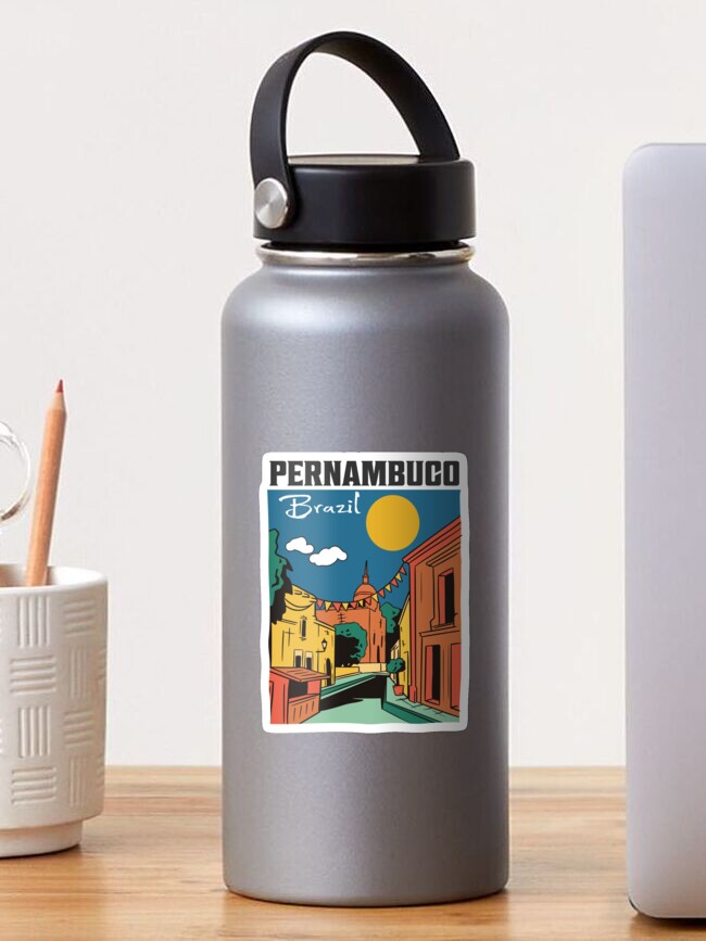 "Streets Of Pernambuco Brazil" Sticker for Sale by MrEddie10 | Redbubble
