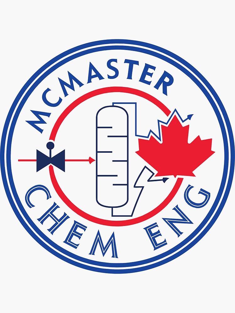 "CHEMENG x Blue Jays" Sticker for Sale by mcmasterchemeng | Redbubble