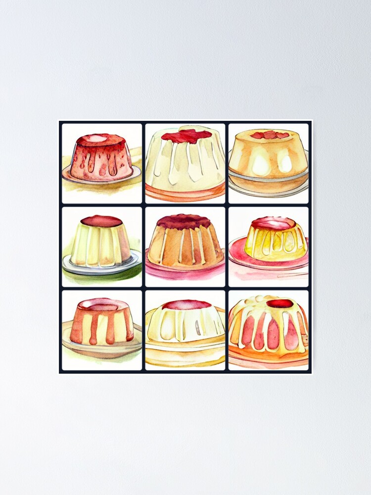 "Pudding Season Pack" Poster for Sale by CinderPress | Redbubble