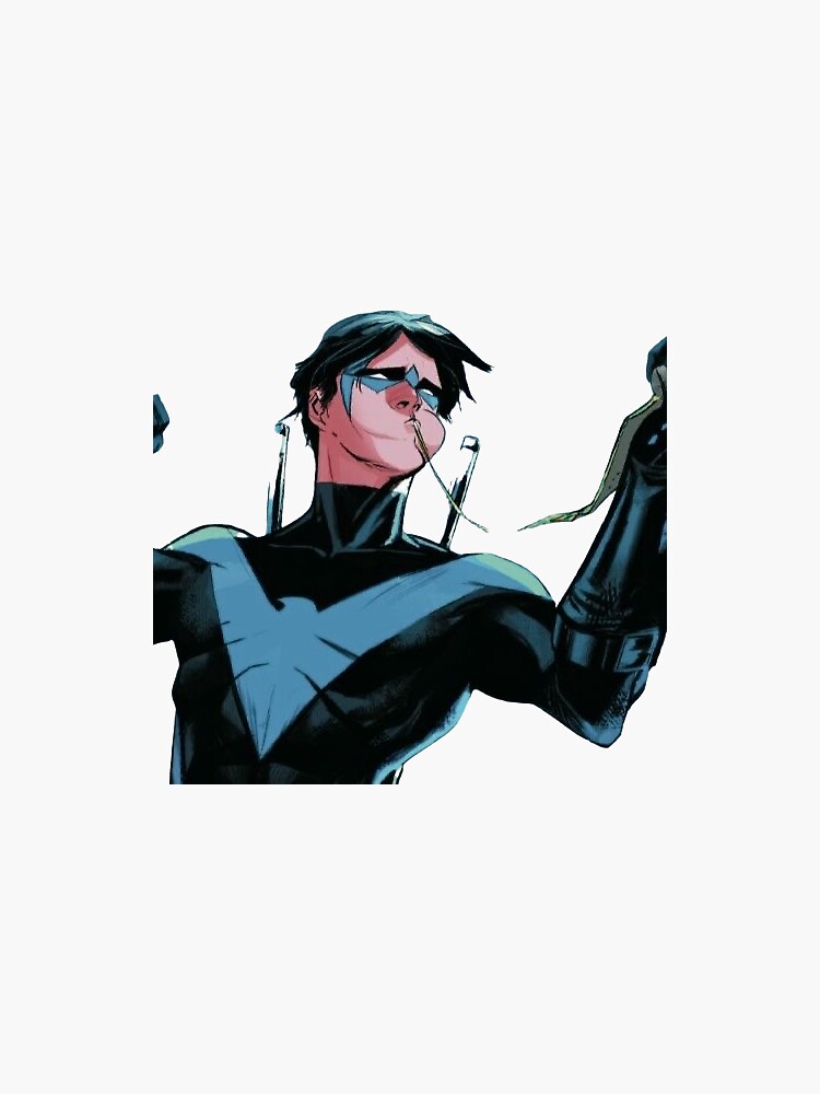 "Nightwing sticker" Sticker for Sale by wallywestsgf | Redbubble