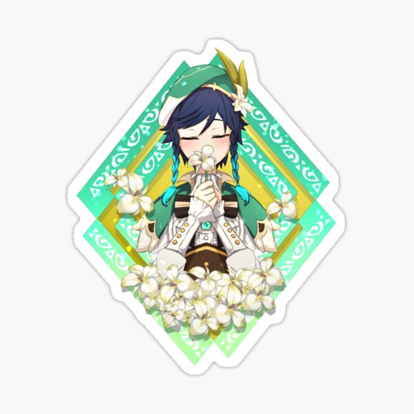 "Venti- Genshin Impact" Sticker for Sale by Pakdeus | Redbubble