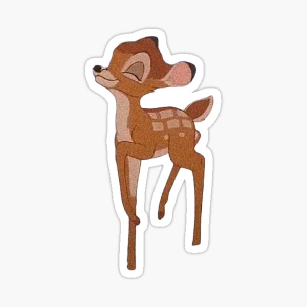 "Bambi" Sticker for Sale by locazstudio | Redbubble