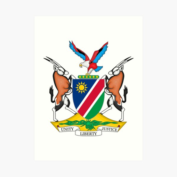 "Namibia Coat of Arms" Art Print for Sale by Tonbbo | Redbubble
