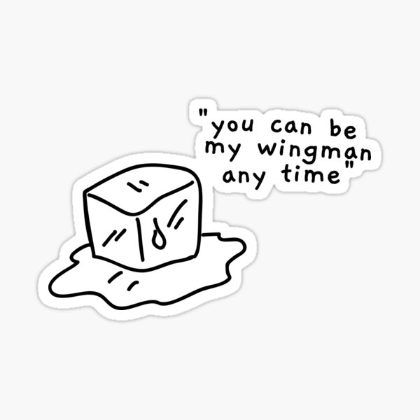 "top gun- iceman quote" Sticker for Sale by AprilCreations | Redbubble