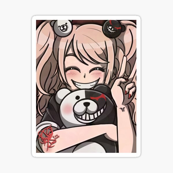 "Junko Enoshima" Sticker for Sale by xojessrose | Redbubble